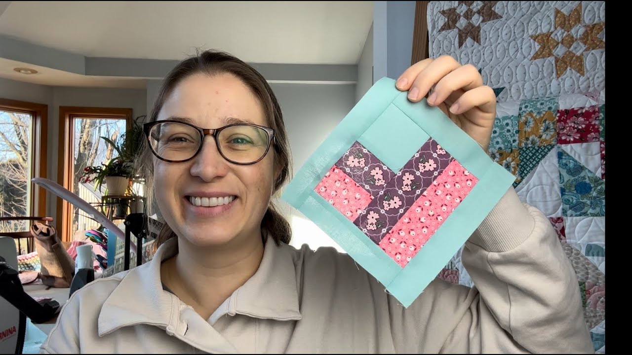 Heart Block Tutorial- Avery Quilt Along - YouTube