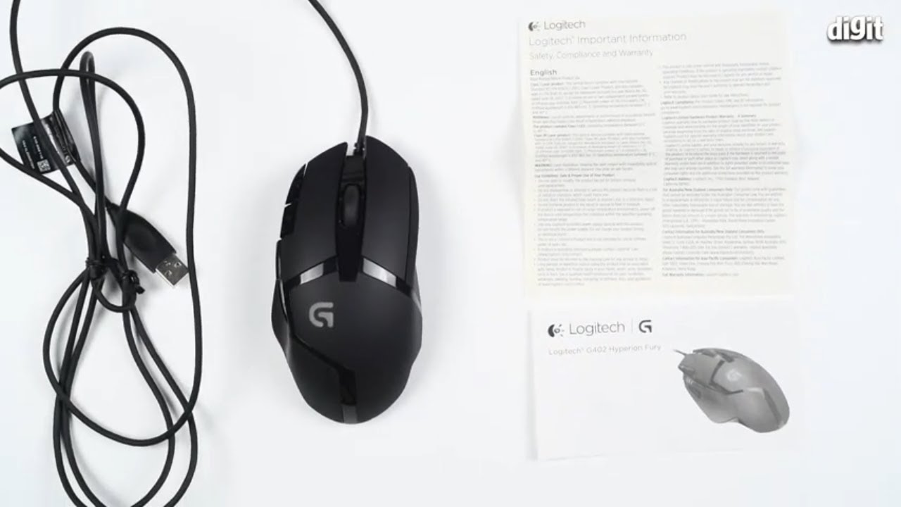 How to Unboxing Logitech G402 Hyperion Fury Wired Gaming Mouse | # ...