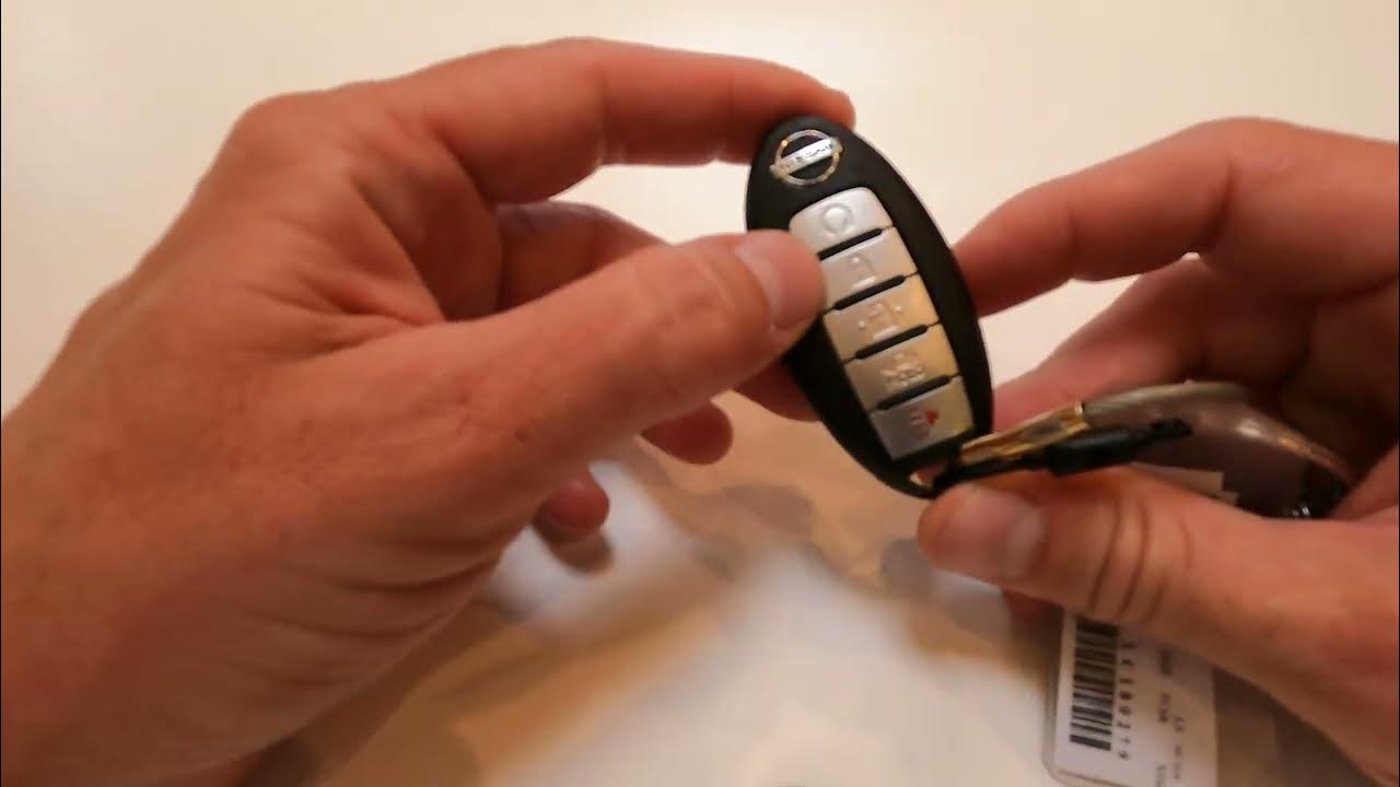 How to Change/replace key fob battery in 2020 Nissan Altima - YouTube