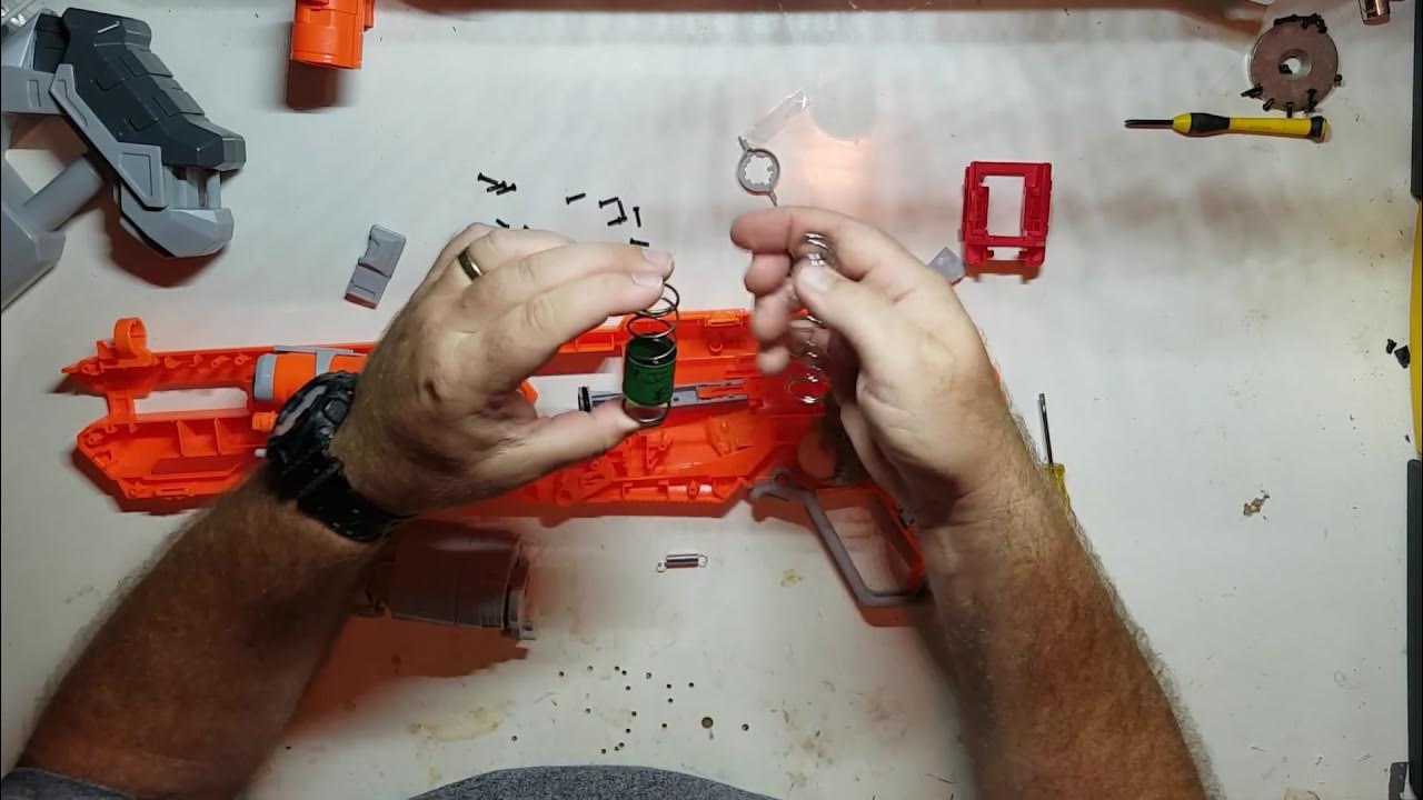 Simple Nerf accustrike Alphahawk mod - YouTube