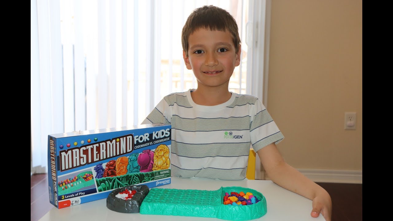 Mastermind for Kids Codemaker vs. Codebreaker Board Game | Goliath Games - YouTube