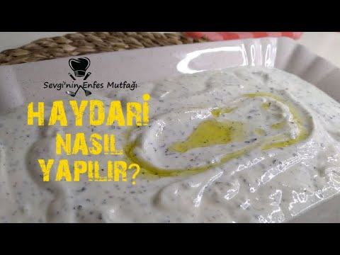 Evde Haydari Nasıl Yapılır/Restorantlardakinin Aynısı/Kolay Meze Tarifleri