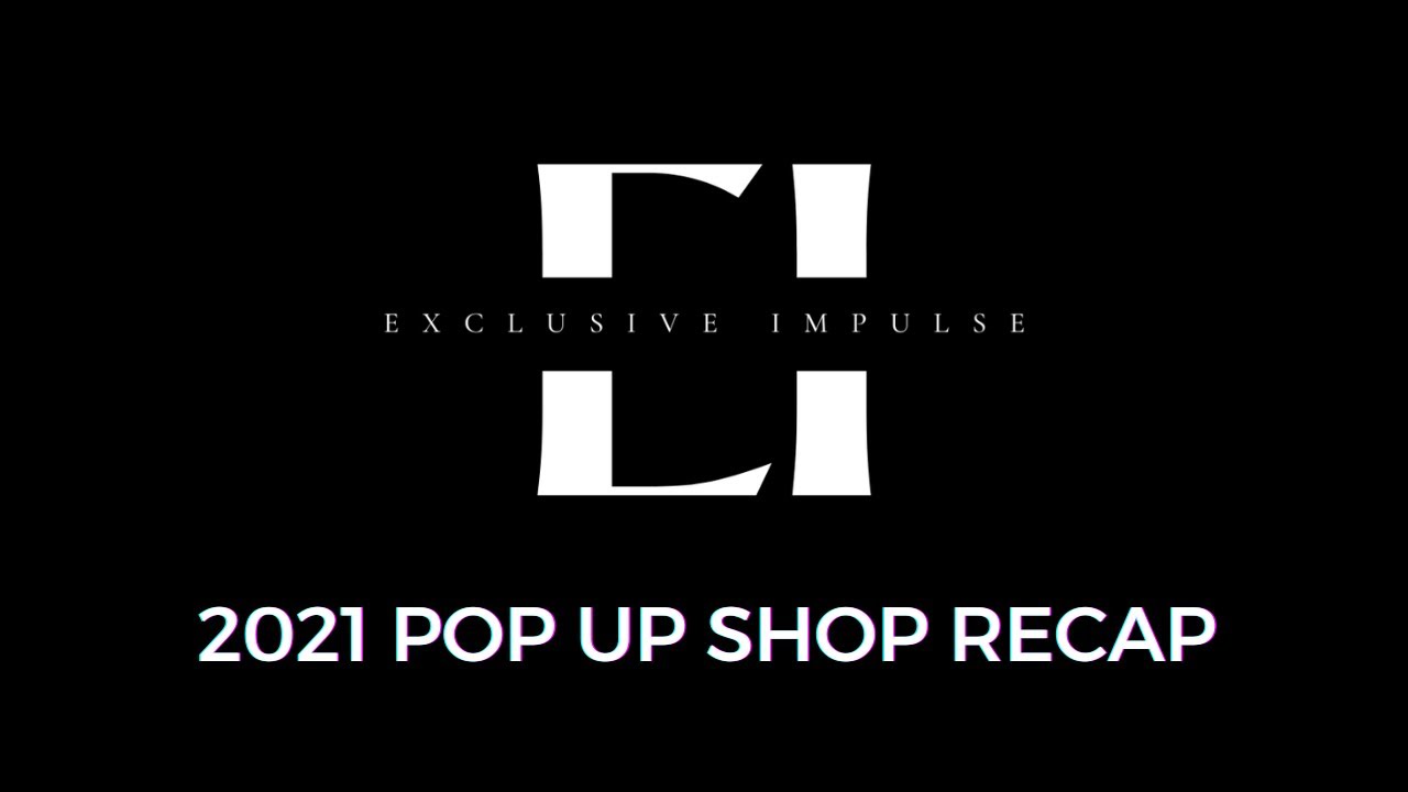 2021 POP UP SHOP RECAP - YouTube