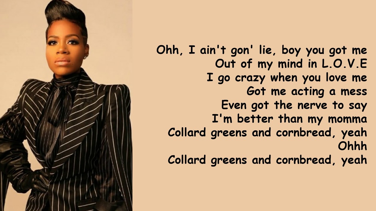 Collard Greens & Cornbread by Fantasia (Lyrics) - YouTube