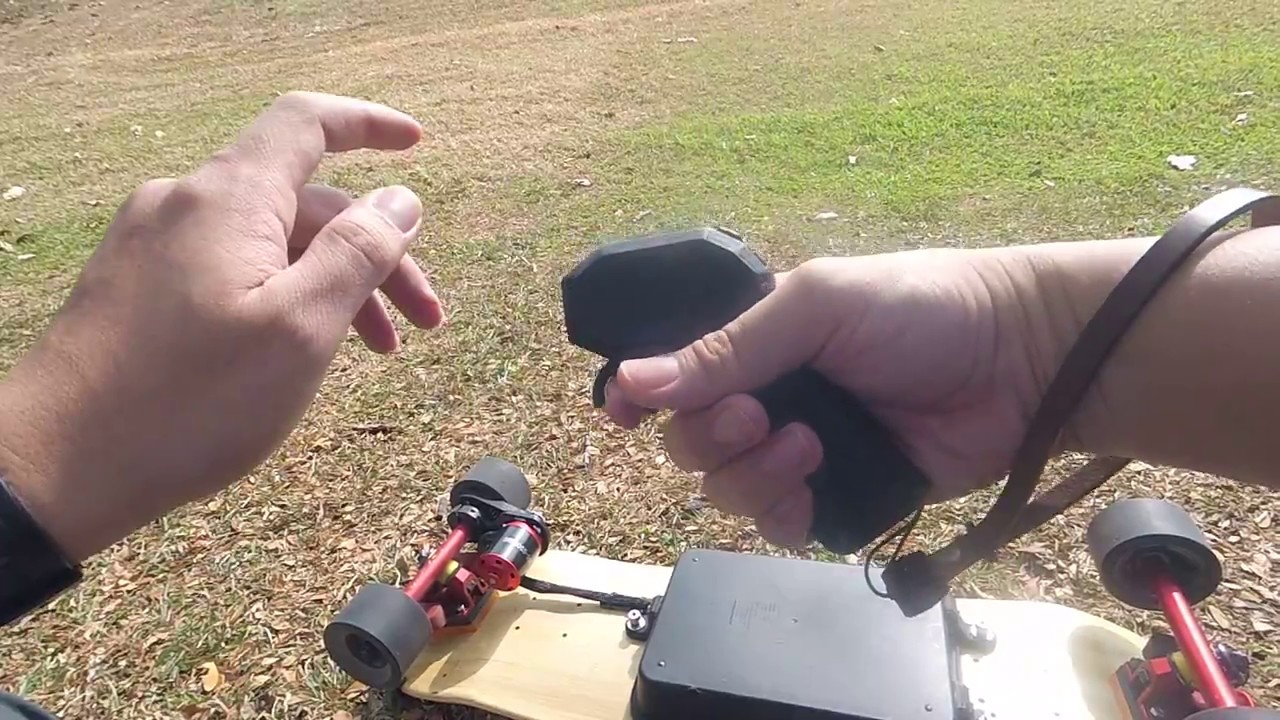 DIY Trigger Style Electric Skateboard Remote - YouTube