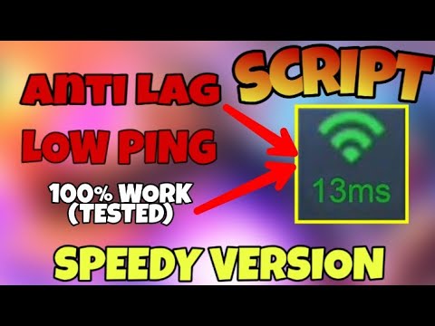 Updated Anti Lag Script! | Works 100% | Speedy Version - YouTube