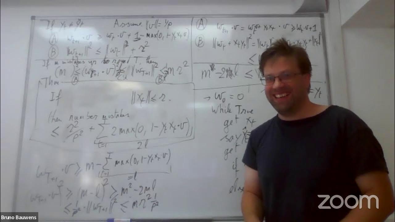 HSE, SLT, lecture 2: standard optimal algorithm, perceptron algorithm - YouTube