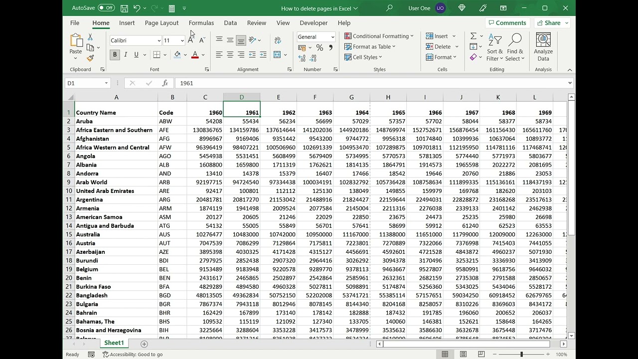 How To Delete Pages In Excel YouTube How To Delete Pages In Excel YouTube