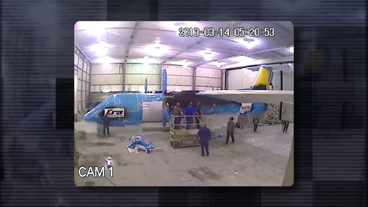 Avmax Aviation Services Painting Facility - Great Falls, Montana - YouTube