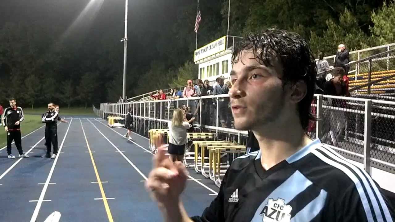 Mario Di Miceli speaks to reporter following 6-0 Azul victory over ...