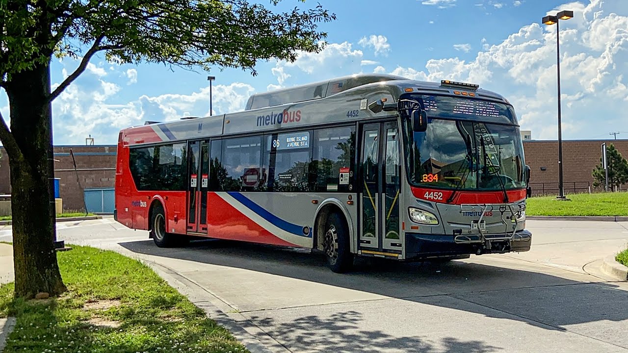 WMATA 2019 New Flyer XD40 4452 on Route 86 - YouTube