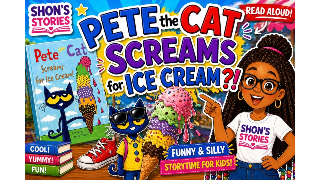 Pete the Cat SCREAMS for Ice Cream?! 🍦😂 | Kindness Read Aloud for Kids ...
