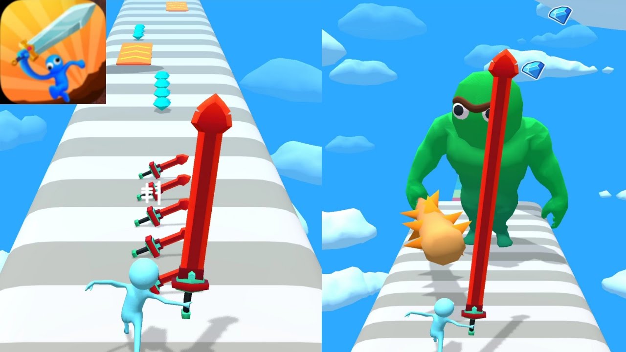 Sword Rush ! gameplay walkthrough - all levels 1 - 25 - YouTube