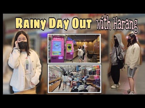 One Rainy Day With HARANG|Buying Malatang and Tteokbokki For Our Game ...