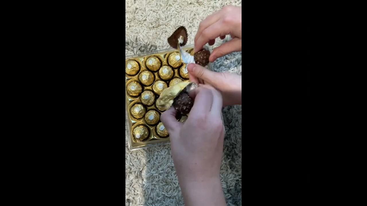 Ferrero Rocher Eating Asmr Youtube
