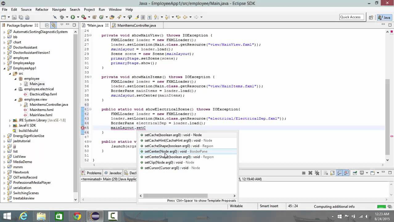 JavaFX with Scene Builder : Lecture 3: Switching between Screens, Tap Pane, Split Pane, Table ...