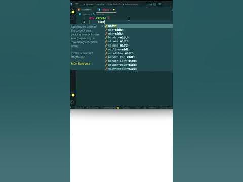 How To Make Circle HTML CSS Only - YouTube