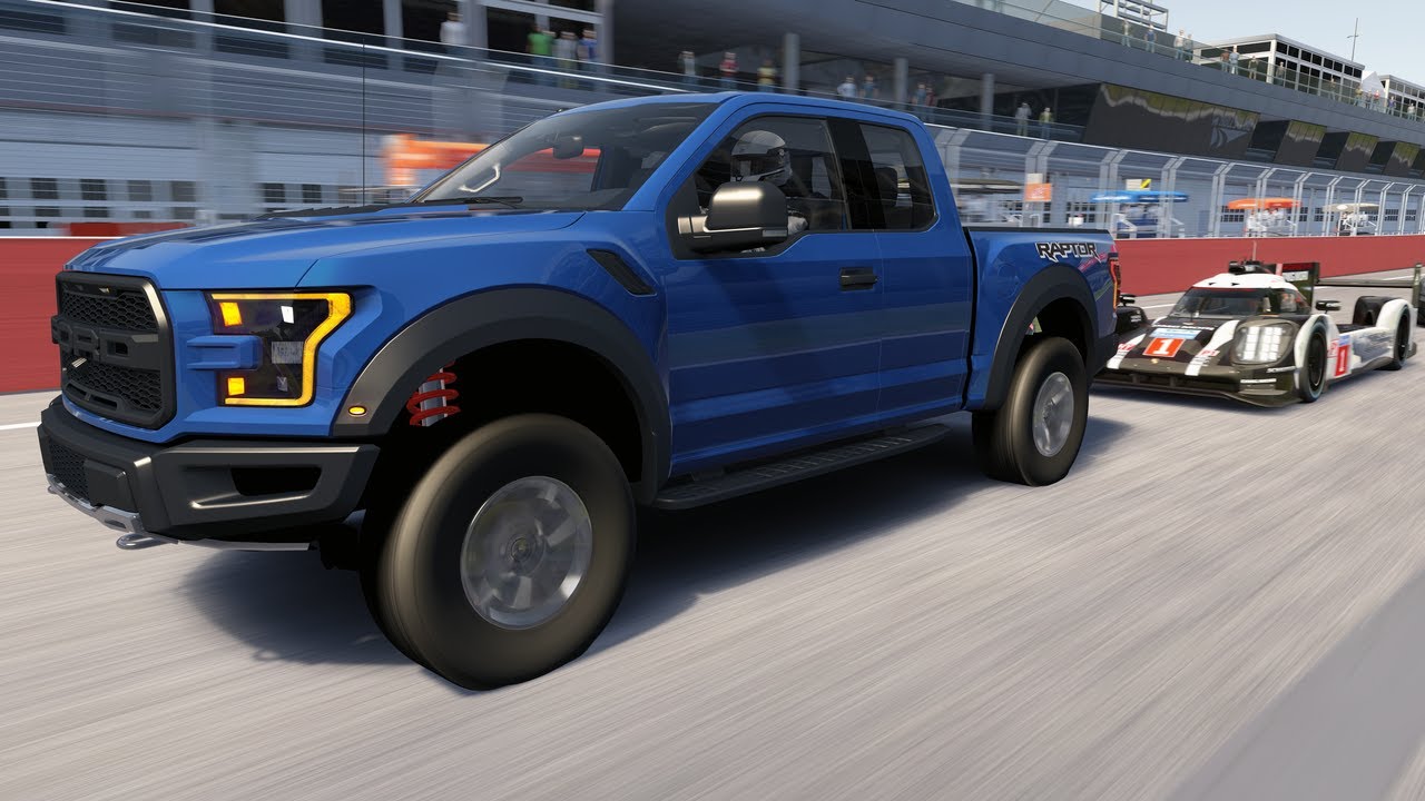Ford F150 Raptor vs Mclaren P1 Gtr and supercars at Red Bull Ring - YouTube