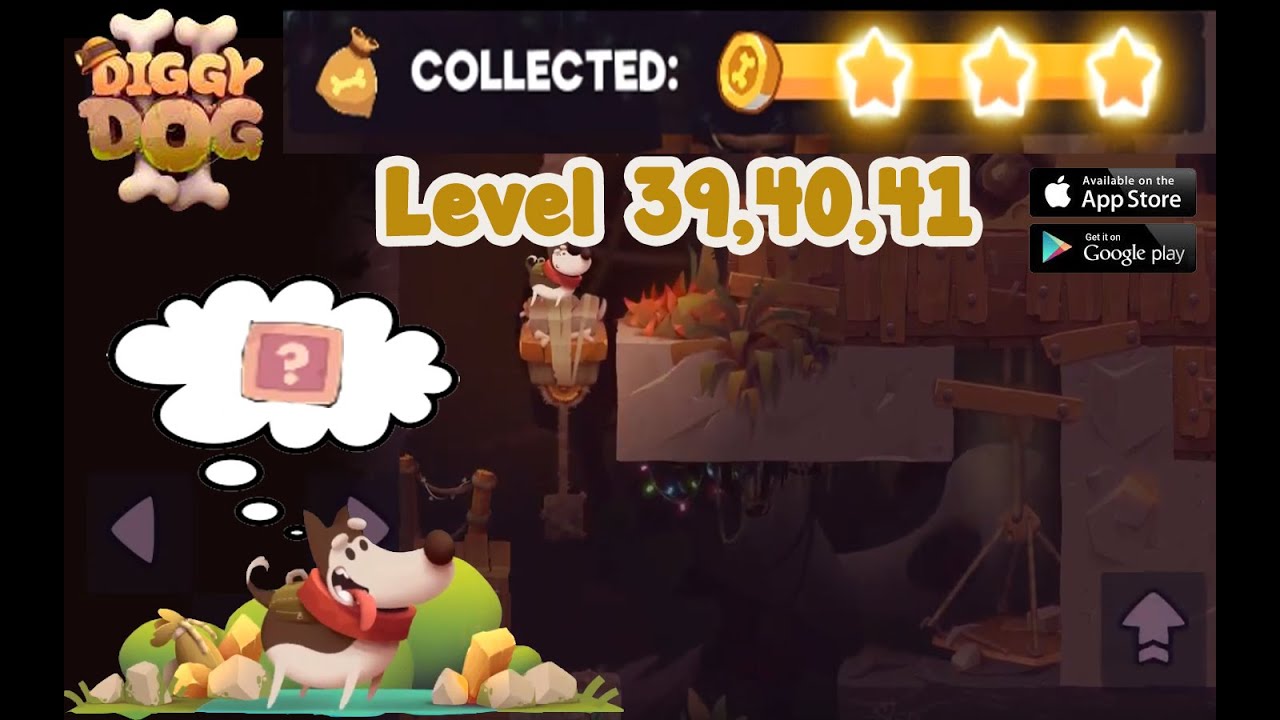 My Diggy Dog 2 Level 39,40,41 | Three Stars | Locations Of Artifacts ...