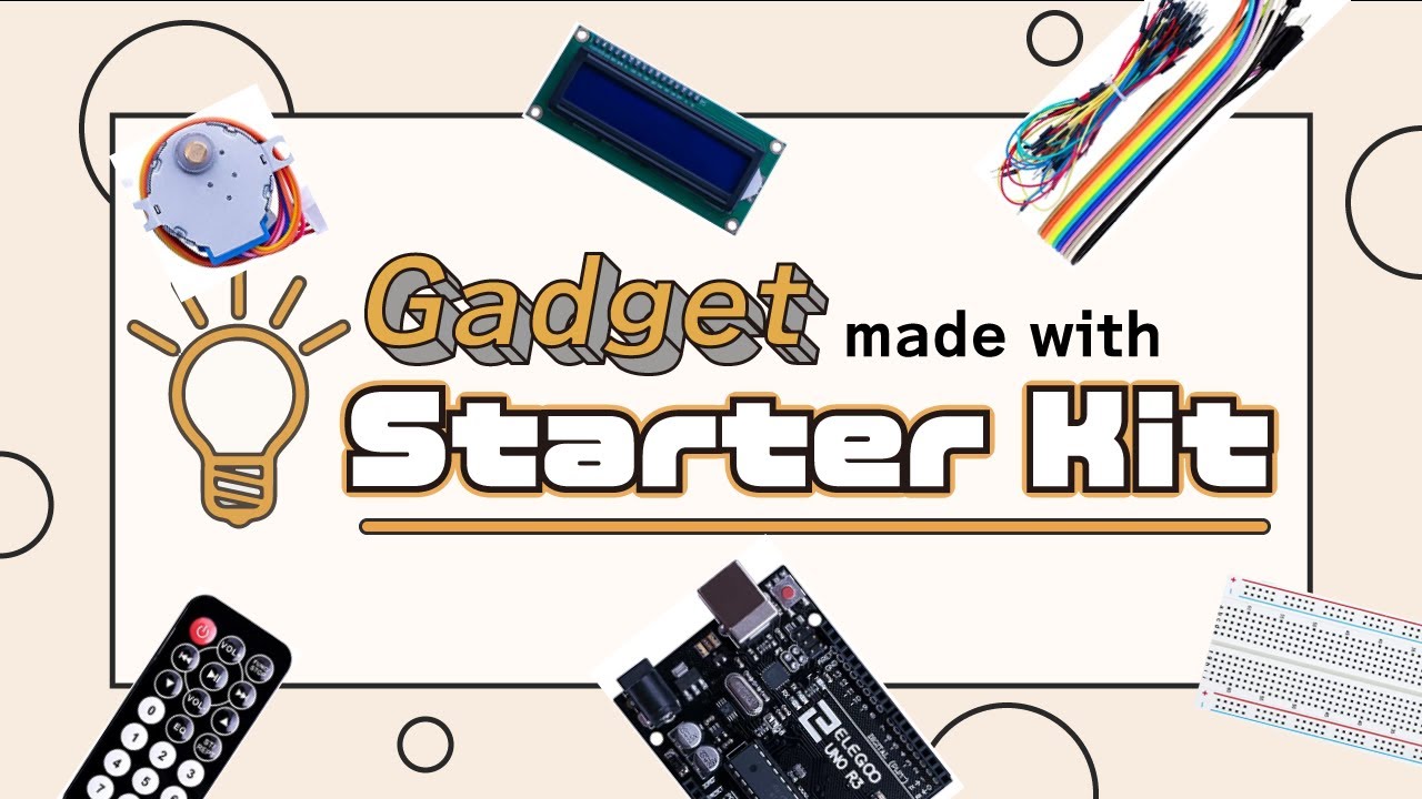 [Beginner] Gadget made with starter kit | You can make everything you ...
