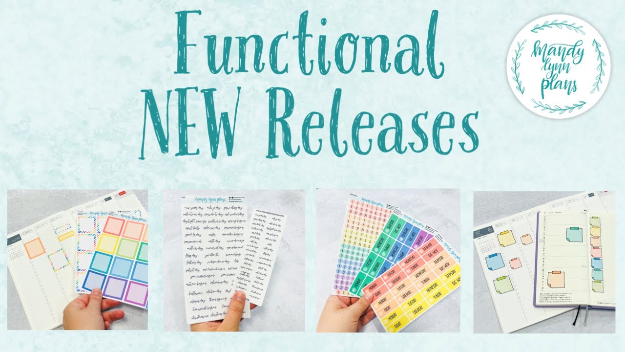 Over 350 NEW Sheets! Functional New Releases || Mandy Lynn Plans New ...