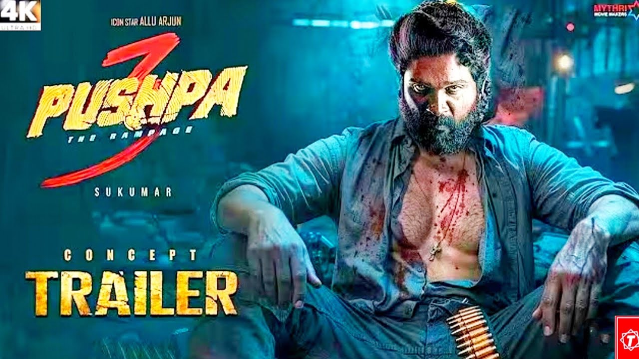 Pushpa 3: The Rampage -Official Trailer | Allu Arjun | Vijay ...