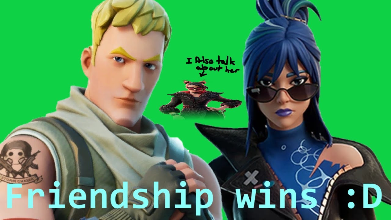 Winning Fortnite with the power of friendship - YouTube