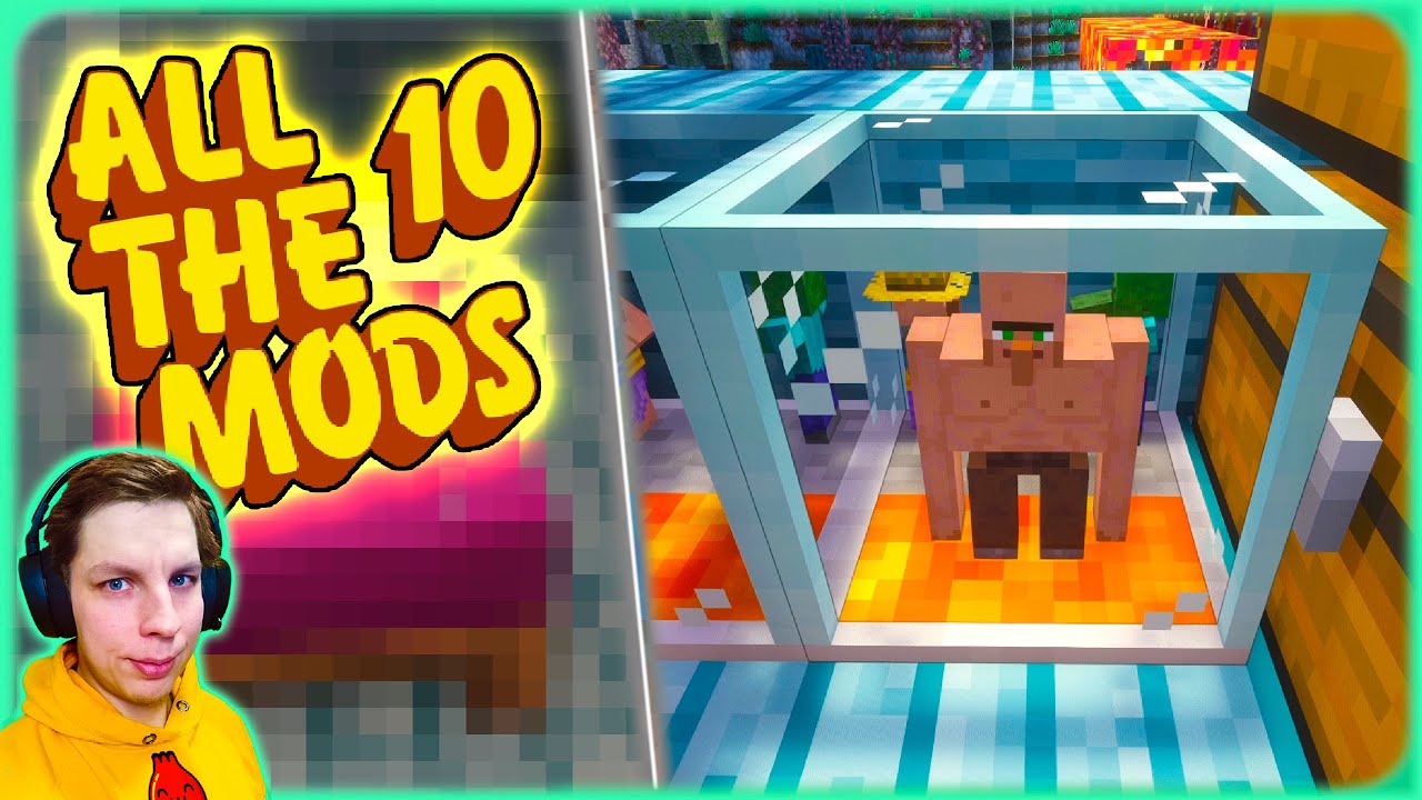 All The Mods 10 | EP4 Easiest IRON FARM! | Minecraft Modpack - YouTube