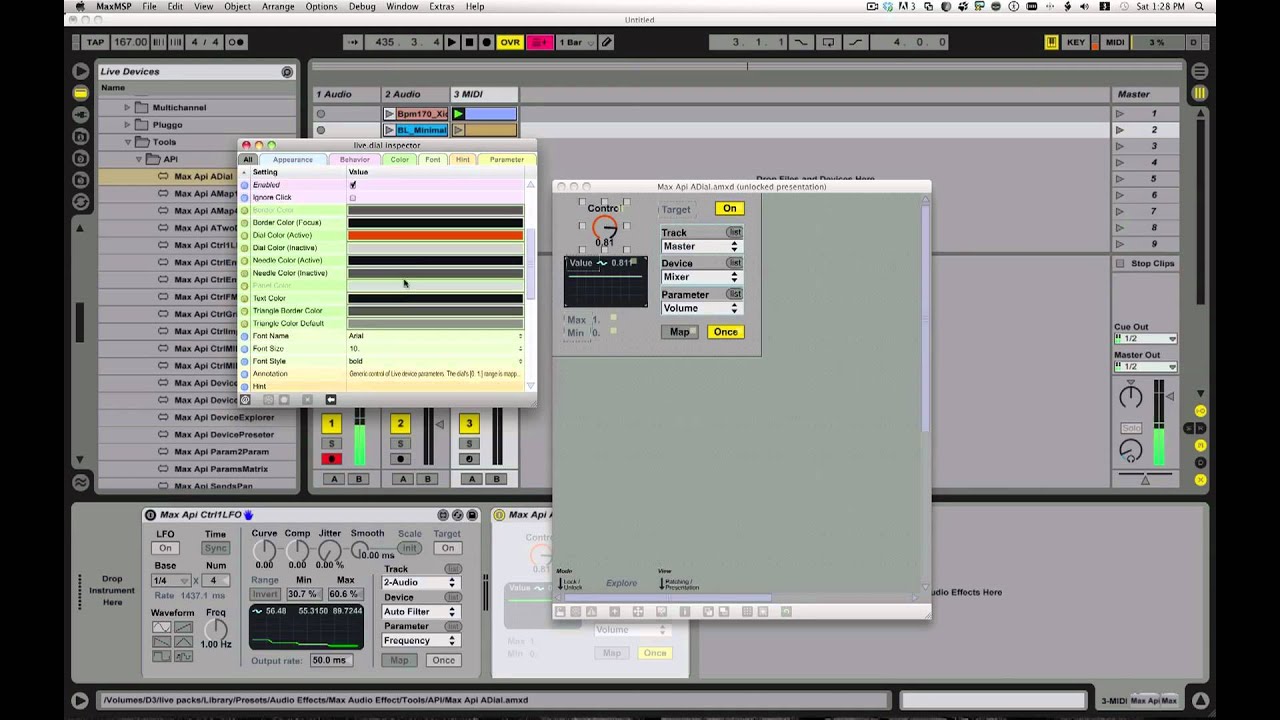 Modulating Max for Ableton Live devices and other parameters from clips ...