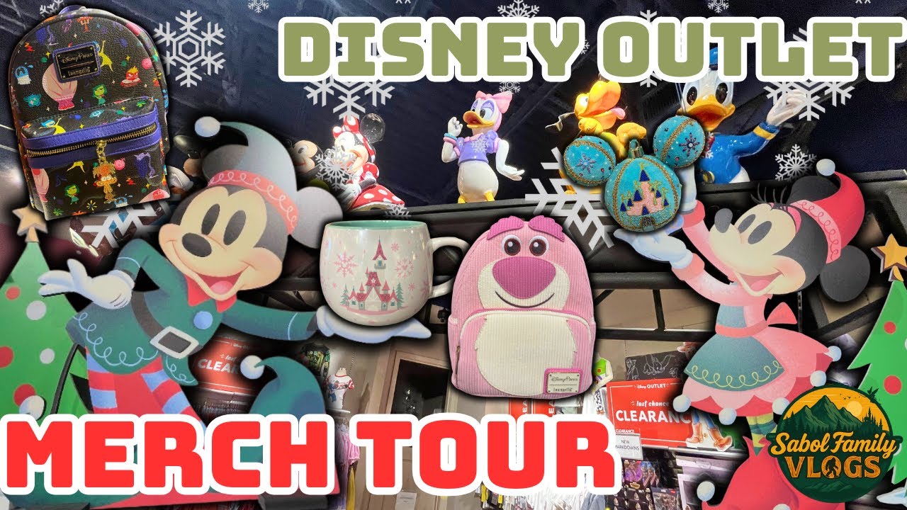 DISNEY OUTLET NEW MERCHANDISE TOUR | Disney World & Disneyland! HUGE ...