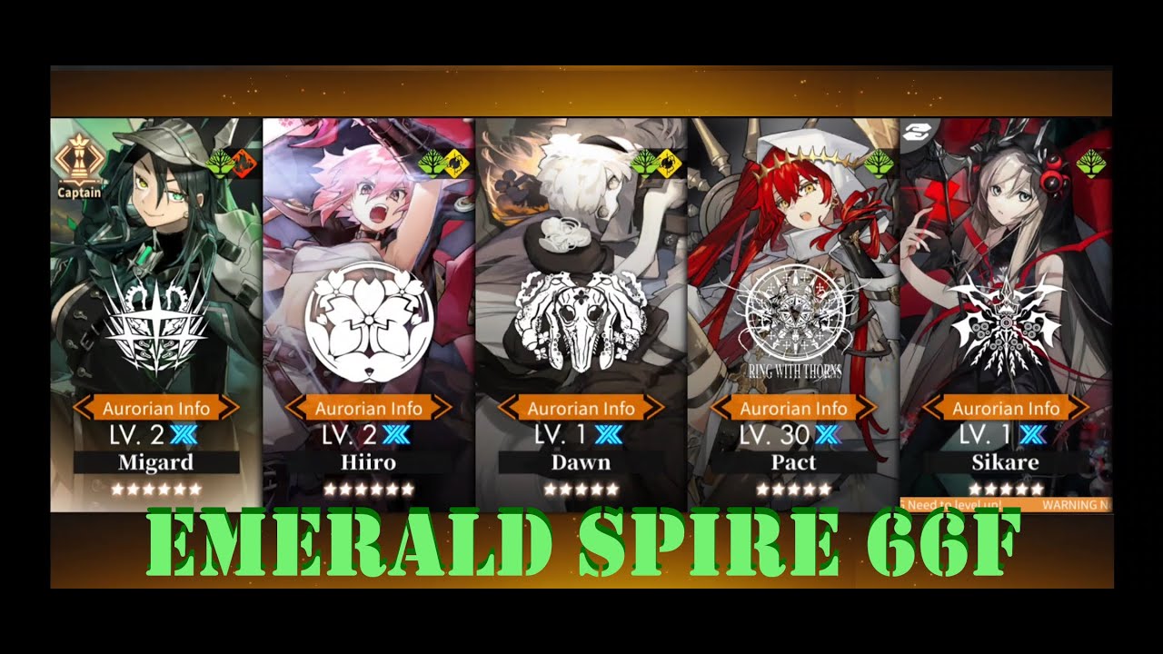 〖Alchemy Stars〗 Emerald Spire 66F (ft. Migard, Hiiro, Dawn, Pact ...