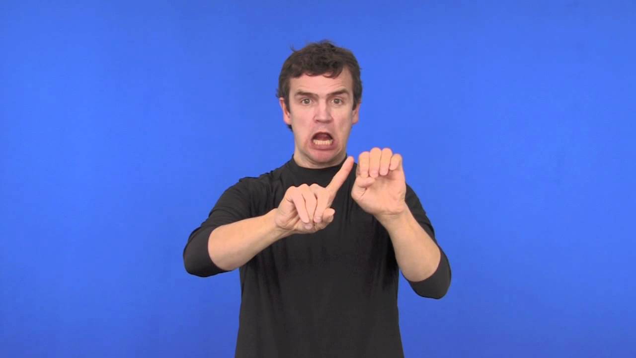 ASL Word of EMPTY (context C) - YouTube