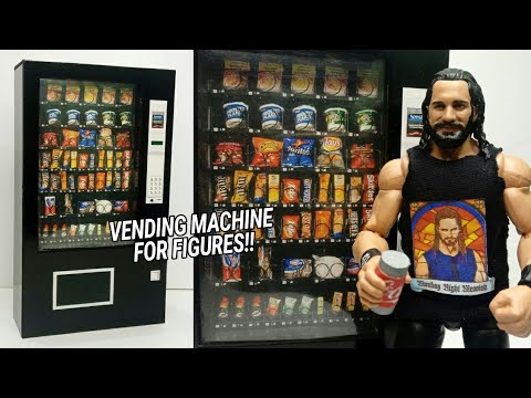 HOW TO MAKE VENDING MACHINE FOR ACTION FIGURES!! - YouTube