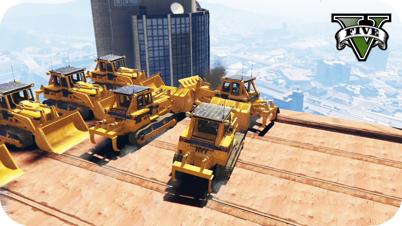 DOZER VS DOZER!! SOLO EL MAS FUERTE AGUANTARÁ!! | GTA V ONLINE GAMEPLAY ...