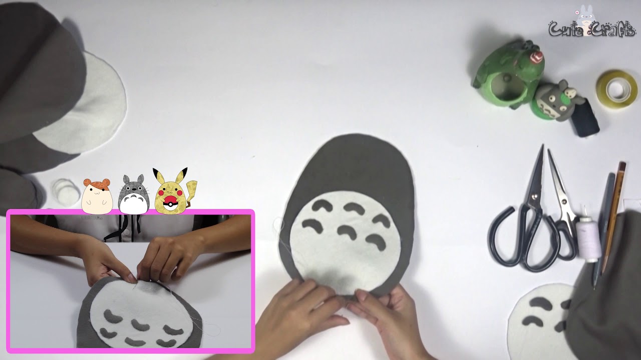 DIY Cute Totoro Plush - YouTube