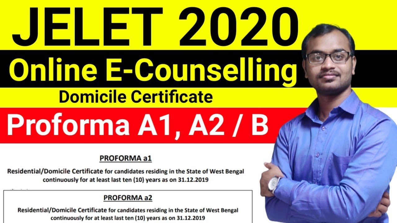 JELET Domicile Certificate Proforma A1 A2 B Self Undertaking How To jelet-domicile-certificate-proforma-a1-a2-b-self-undertaking-how-to