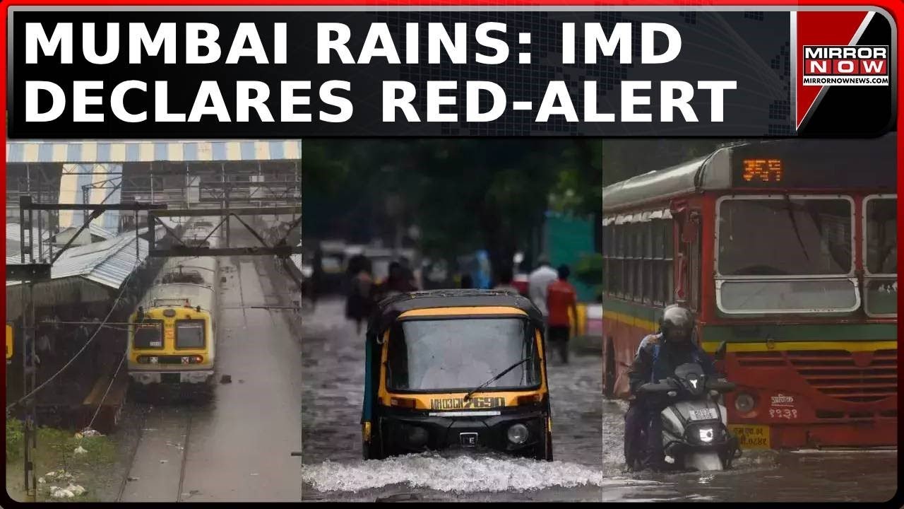 Mumbai: City Faces Disruption Due To Heavy Rainfall; IMD Issues Red ...