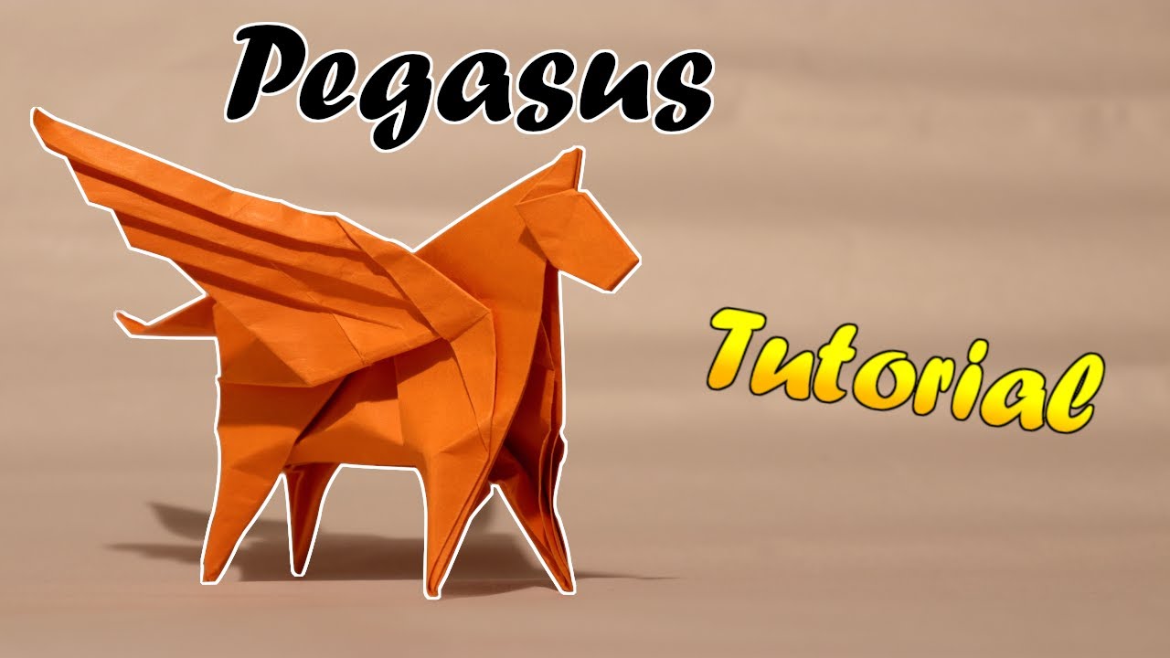 Origami Pegasus Tutorial---@Ozneyer - YouTube