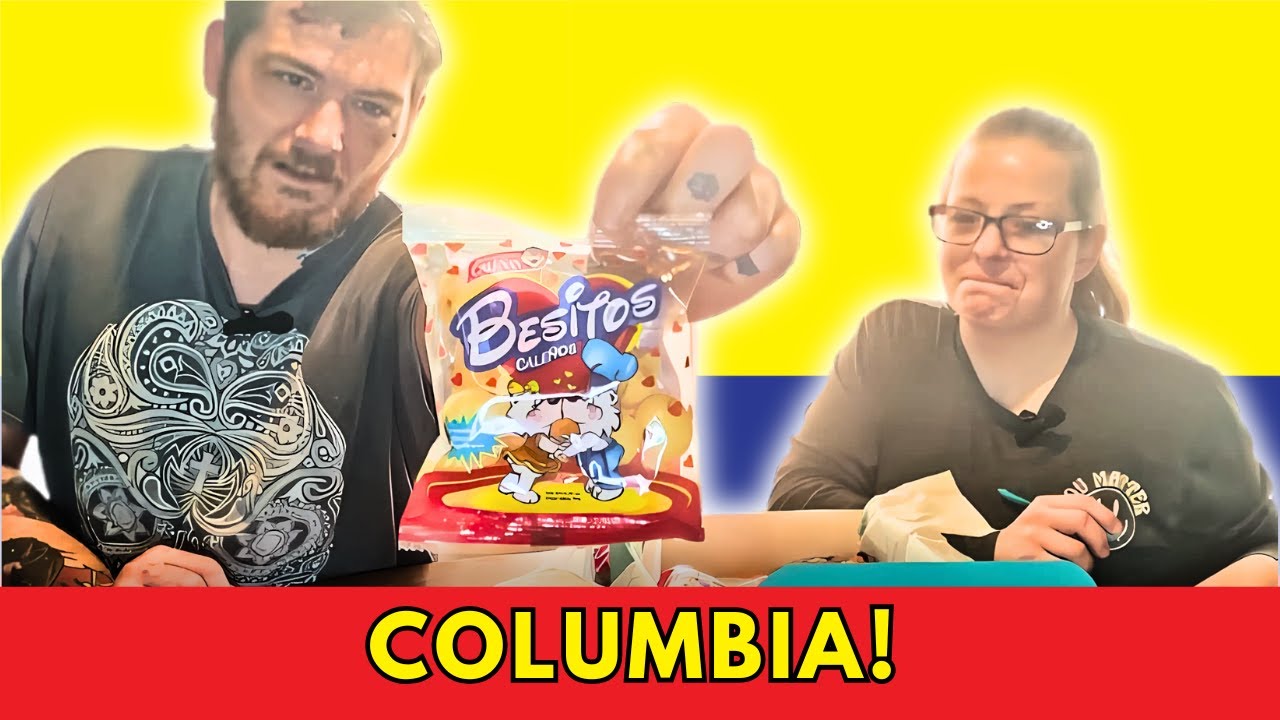 Americans Try Snacks from Columbia! TryTreats Taste Test Review - YouTube