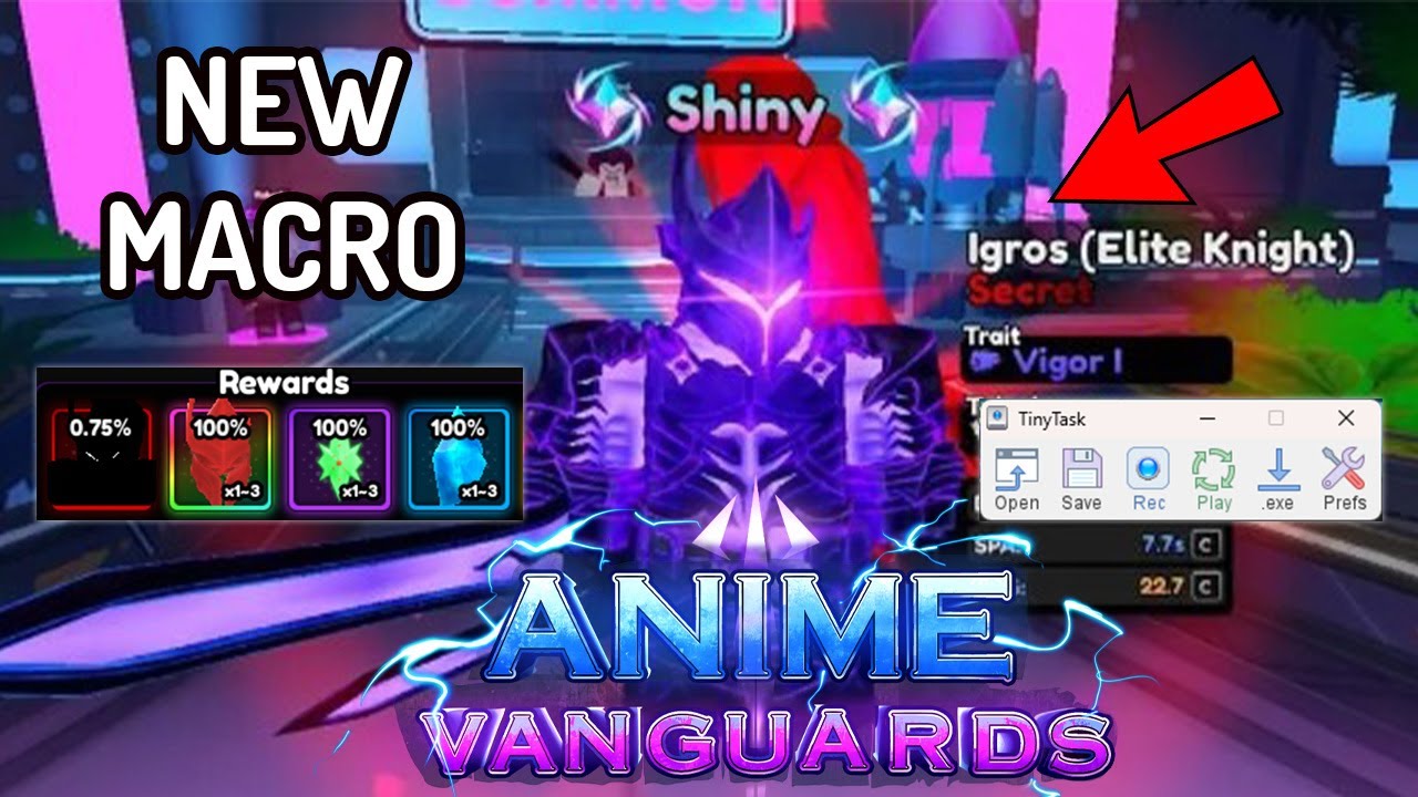 *BEST* UPATED IGRIS MACRO IN ANIME VANGUARDS | ROBLOX - YouTube