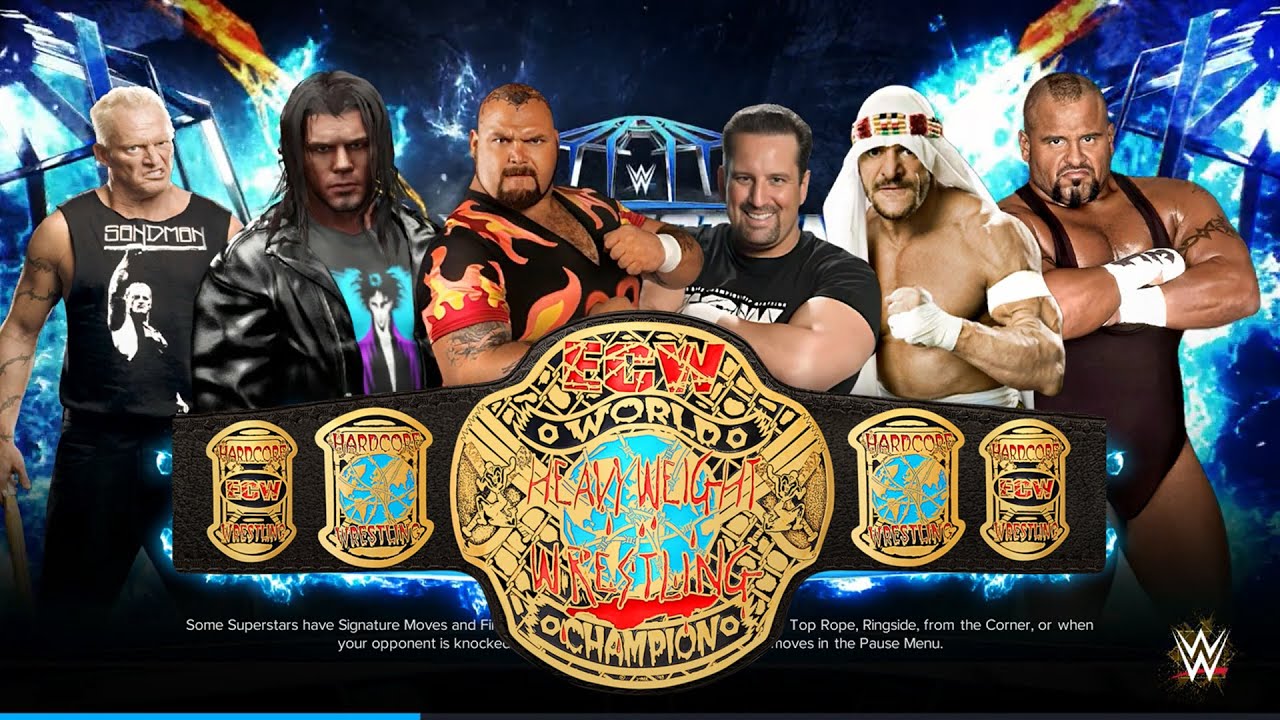 WWE 2K24 ELIMINATION CHAMBER MATCH FOR THE ECW HEAVYWEIGHT CHAMPIONSHIP ...