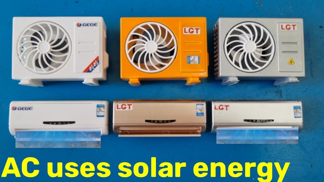Top 3 Solar Air Conditioners || Mini Air Conditioners That Create ...