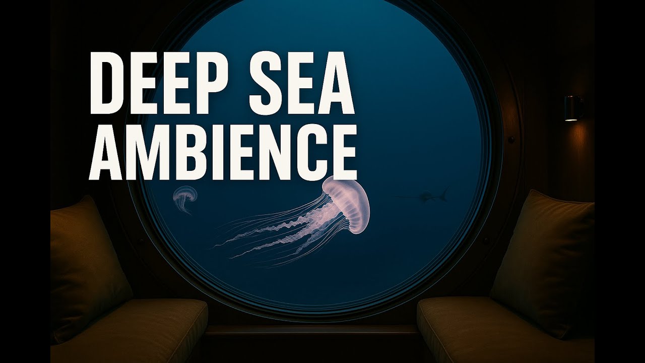 PEACEFUL Deep Sea Base Ambience | Underwater Room Sleep Sounds - YouTube