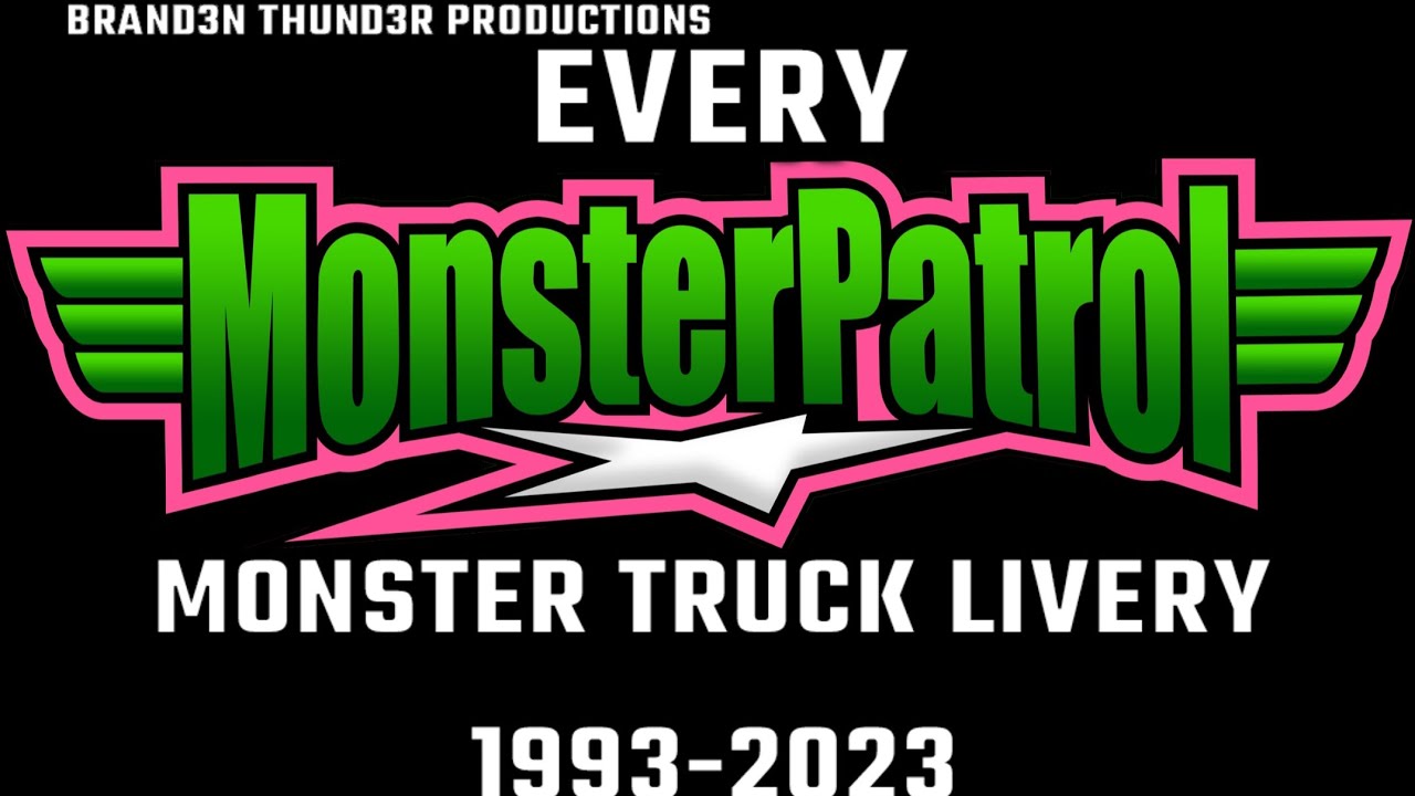 Every "Monster Patrol" Monster Truck Livery 1993-2023 - YouTube