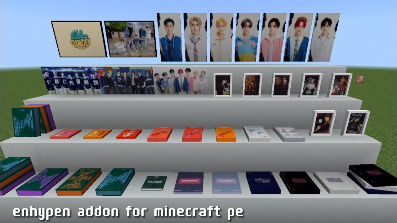 Enhypen addon for minecraft pe / mcpe | Ja's crafts - YouTube