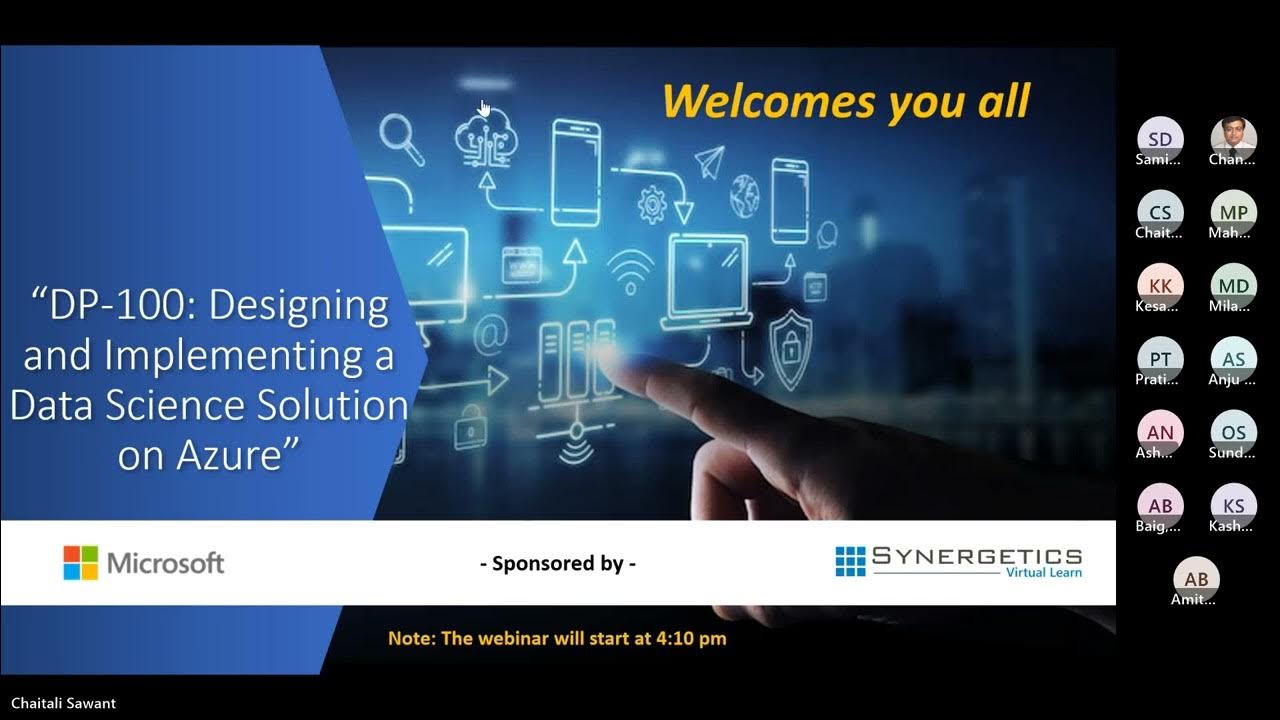 Half-a-day webinar on "DP-100: Designing and Implementing a Data Science Solution on Azure ...