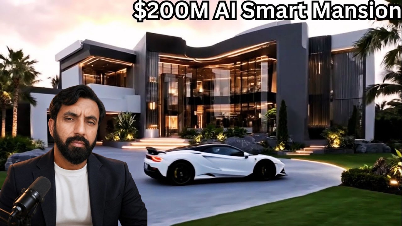💠 Inside Beverly Hills’ $200M AI Smart Mansion | Royal Luxury Meets ...