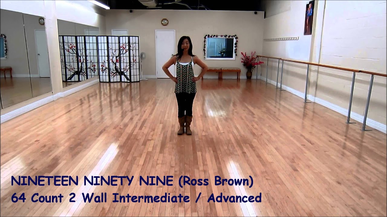 Nineteen Ninety Nine - Line Dance (dance & teach) - YouTube