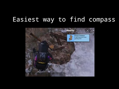 How to find Golden, Silver and Bronze Compass in PUBG Mobile. - YouTube