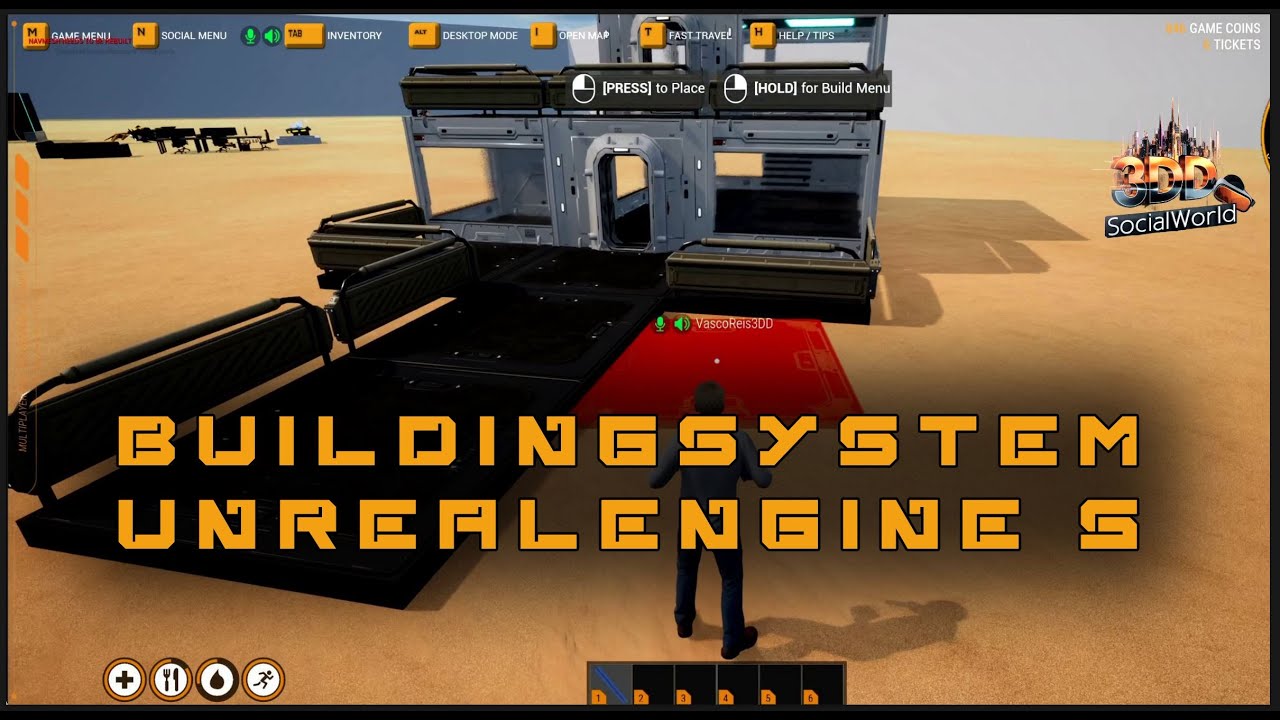 NEW BASE Building System in #3DDSOCIALWORLD - YouTube